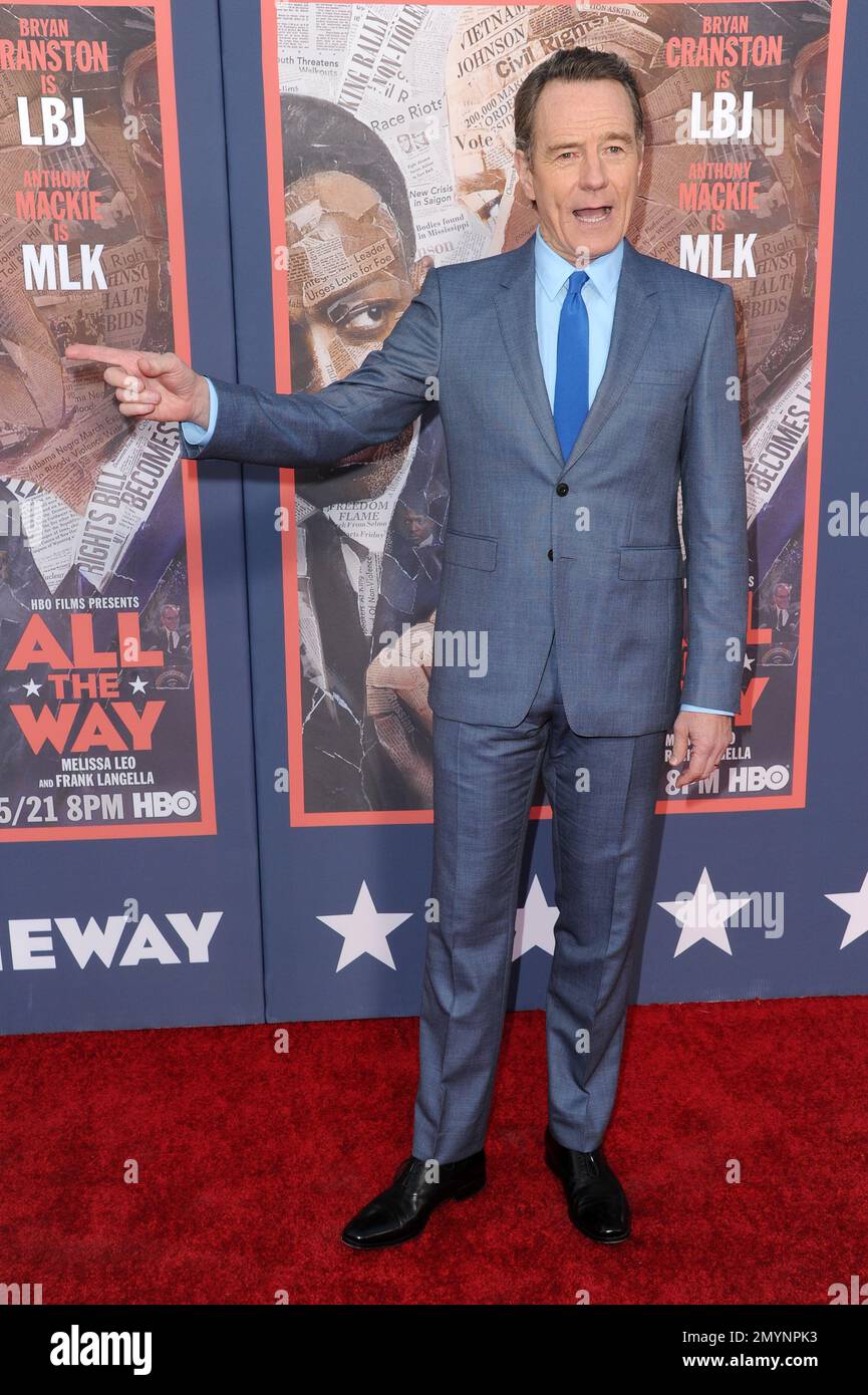 Bryan Cranston attends the LA Premiere of "All The Way" held at ...
