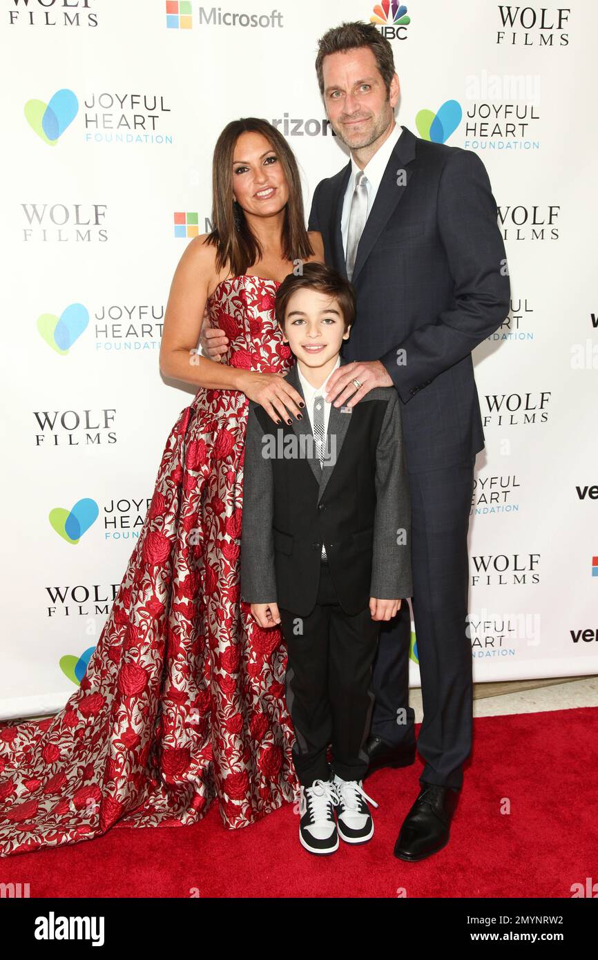 Mariska Hargitay, from left, August Miklos Friedrich Hermann and Peter ...