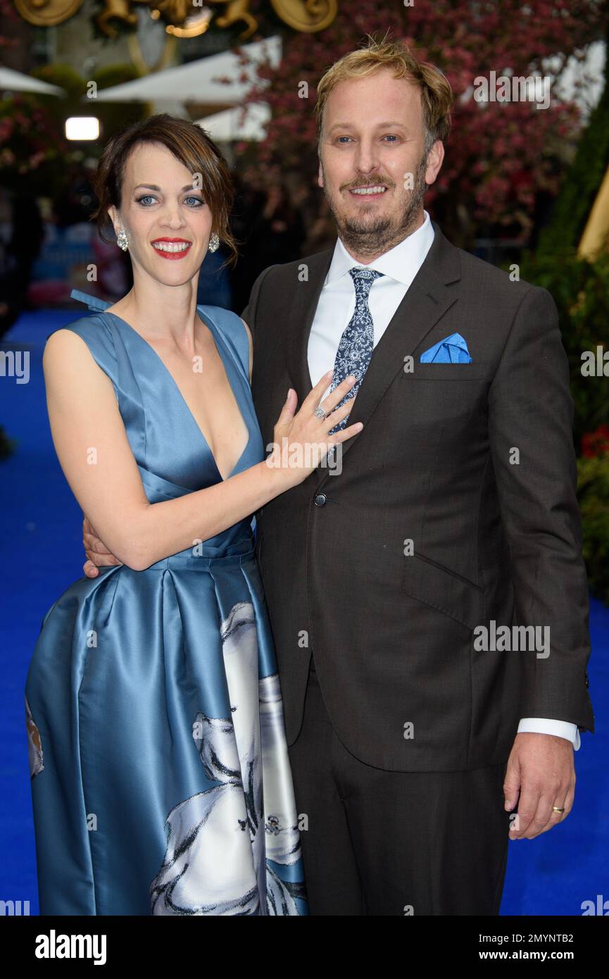 James Bobin and Fran Beauman pose for photographers upon arrival at the ...