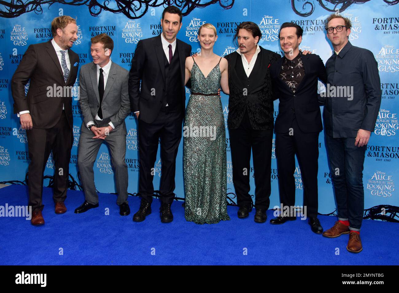 James Bobin, Ed Speleers, Sacha Baron Cohen, Mia Wasikowska, Johnny ...