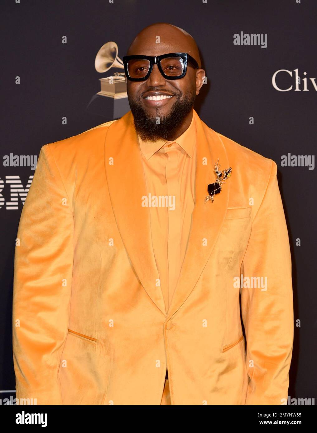 Rico Love arrives at the Pre-Grammy Gala on Saturday, Feb. 4, 2023, at ...