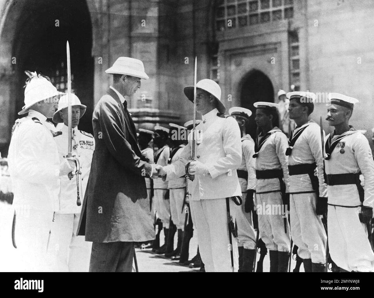 Lord Edward Irwin, the Earl of Halifax, the retiring Viceroy of India ...