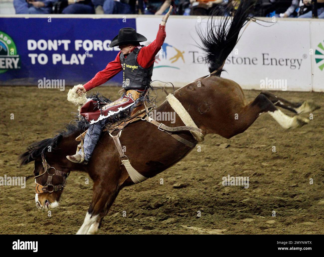 FILE - In this Jan. 22, 2013 file photo, pro rodeo champion Jesse ...