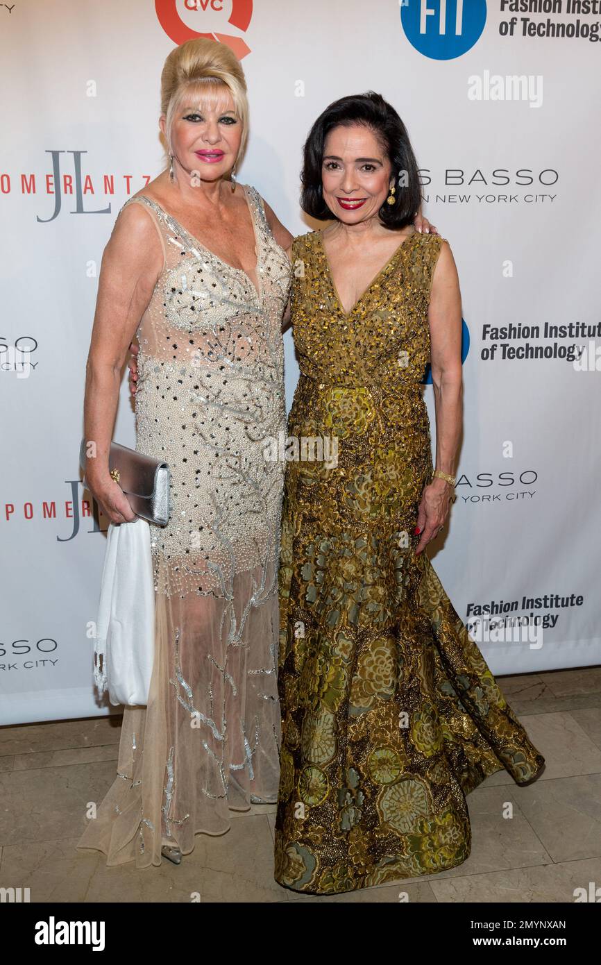Ivana Trump, left and Joyce Brown attend the Fashion Institute of ...