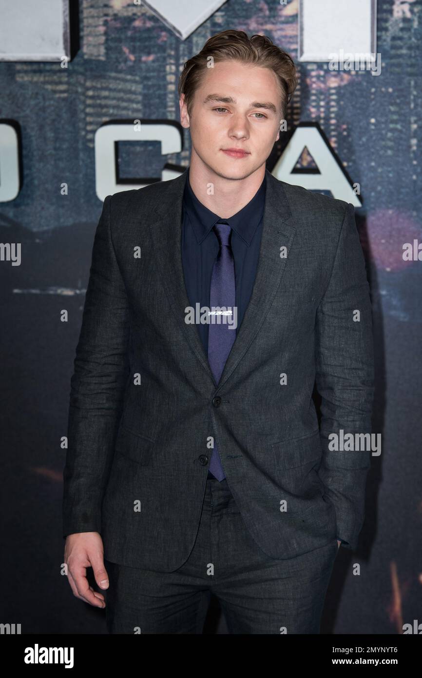 Ben Hardy poses for photographers upon arrival at the screening of the ...