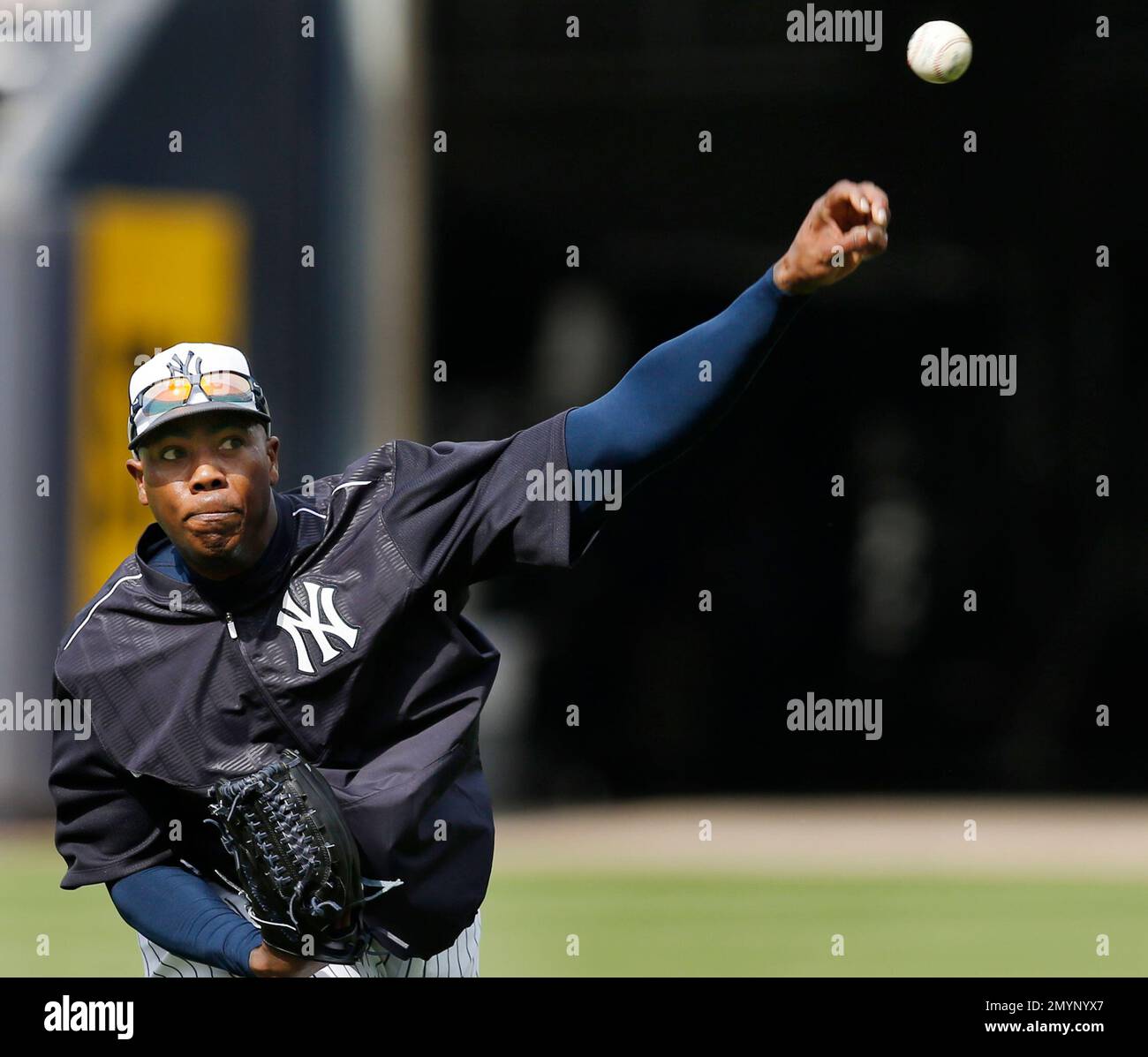 New York Yankees relief pitcher Aroldis Chapman, who was reinstated ... New York Yankees relief pitcher Aroldis Chapman, who was reinstated ...