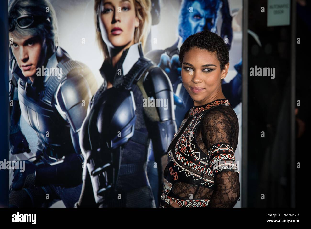 Alexandra Shipp poses for photographers upon arrival at the screening ...