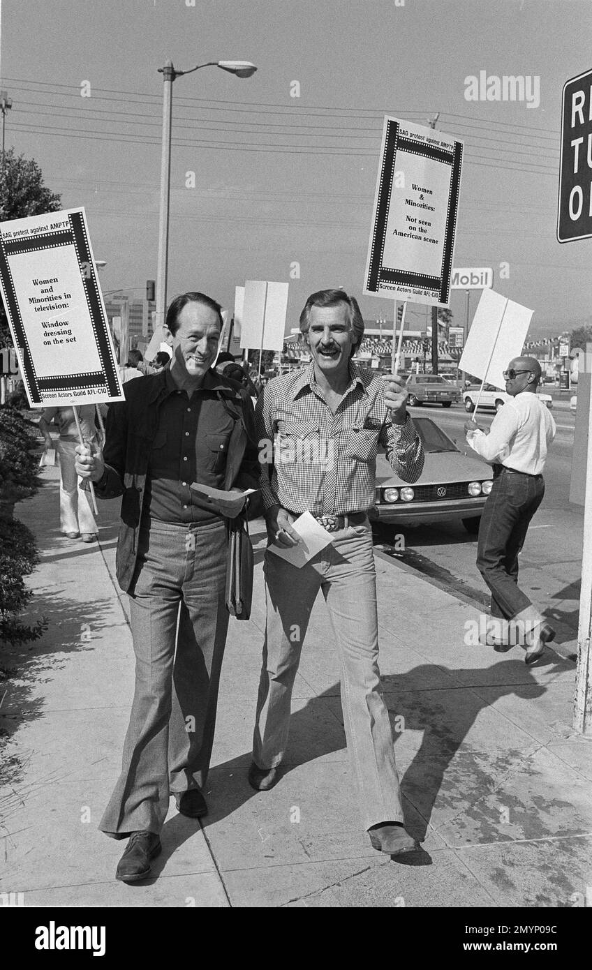 FILE - In an Oct.10,1979 file photo, actors William Schallert, left ...