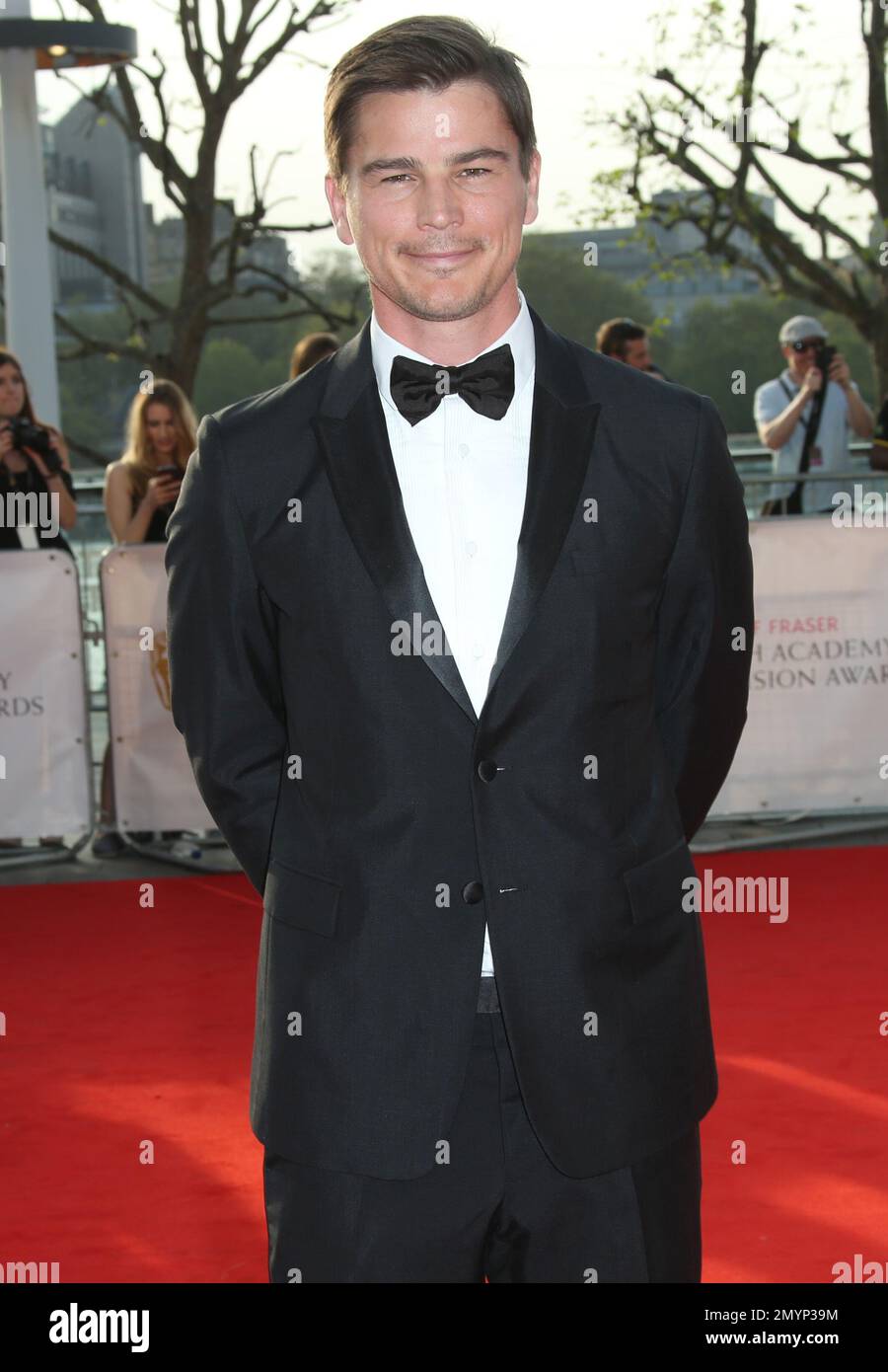 Actor Josh Hartnett poses for photographers upon arrival at the British ...