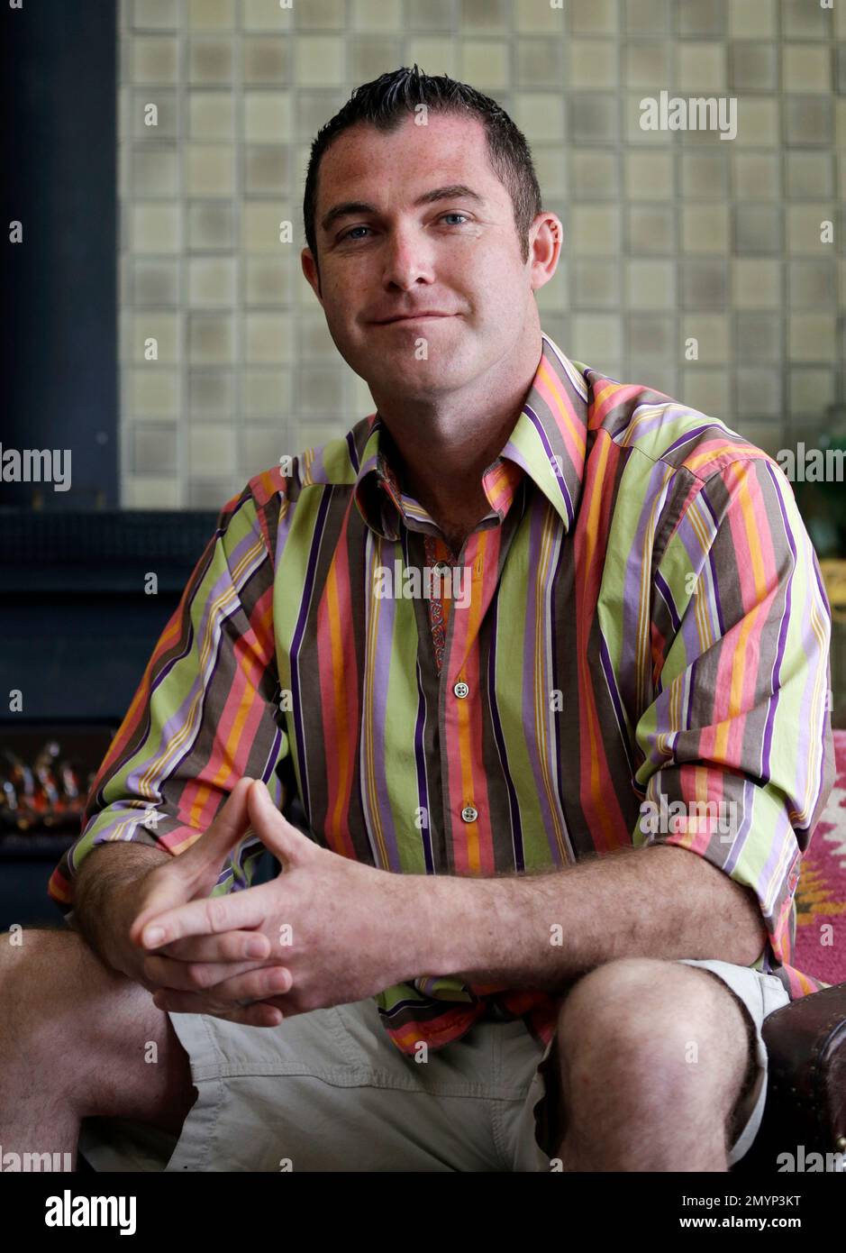 In this photo taken Tuesday, May 3, 2016, Rolland Gregg poses for a ...