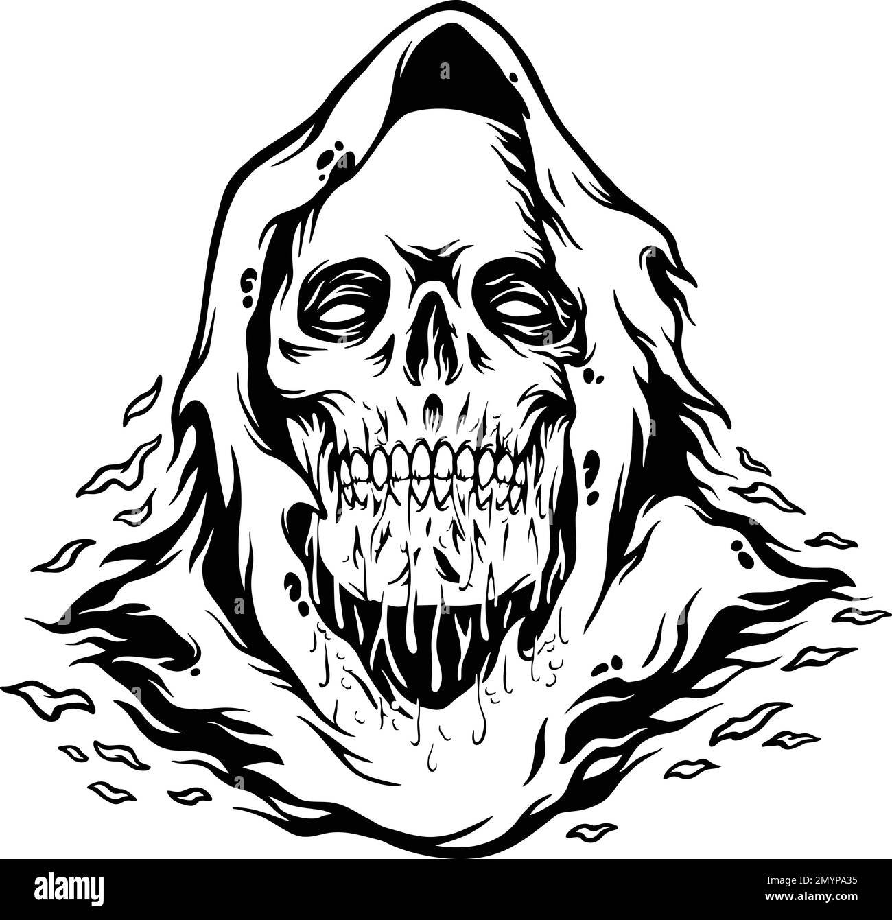 Grim reaper cartoon hi-res stock photography and images - Alamy