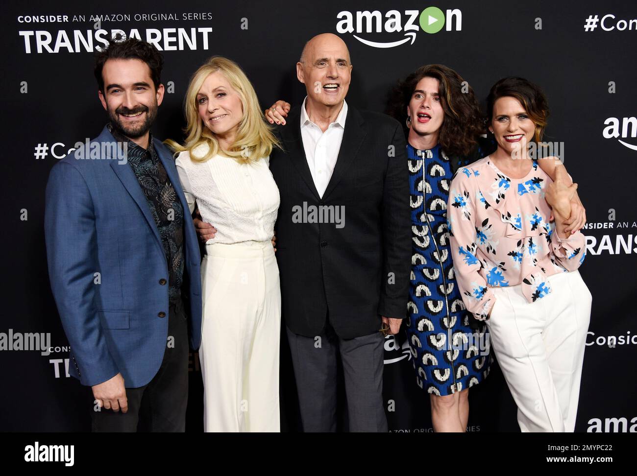 Jay Duplass, from left, Judith Light, Jeffrey Tambor, Gaby Hoffmann and ...