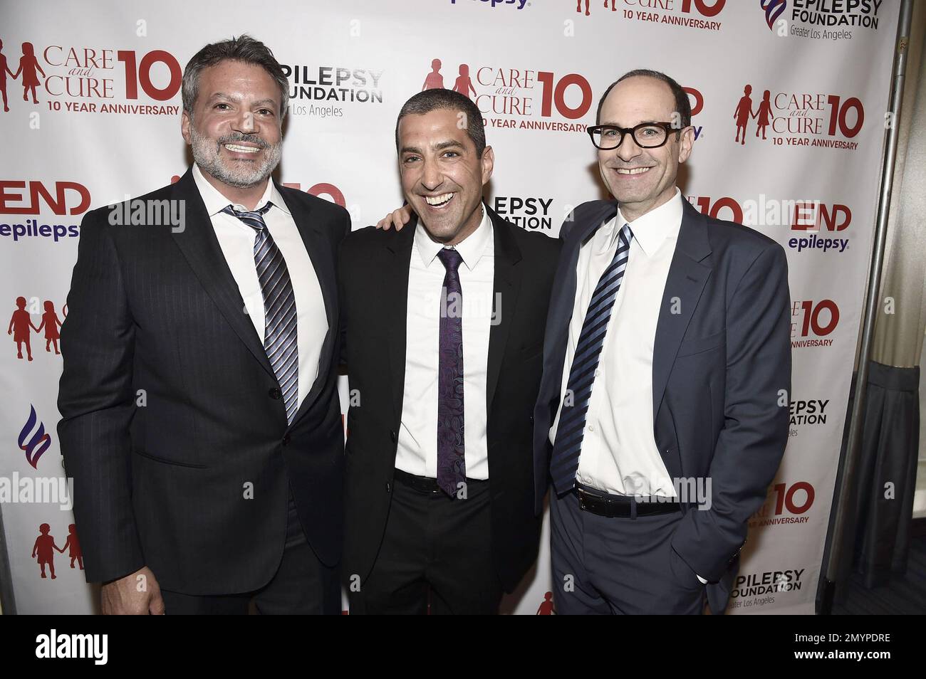 Michael DeLuca, Sony's Andrew Gumpert and Sony's Doug Belgrad seen at ...