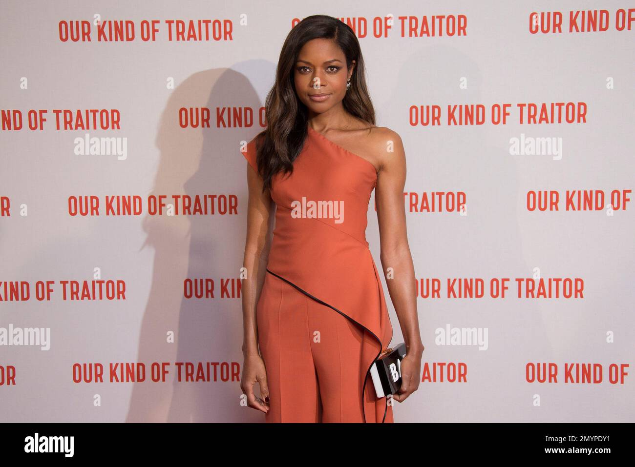 Actress Naomie Harris Poses For Photographers Upon Arrival At The Uk