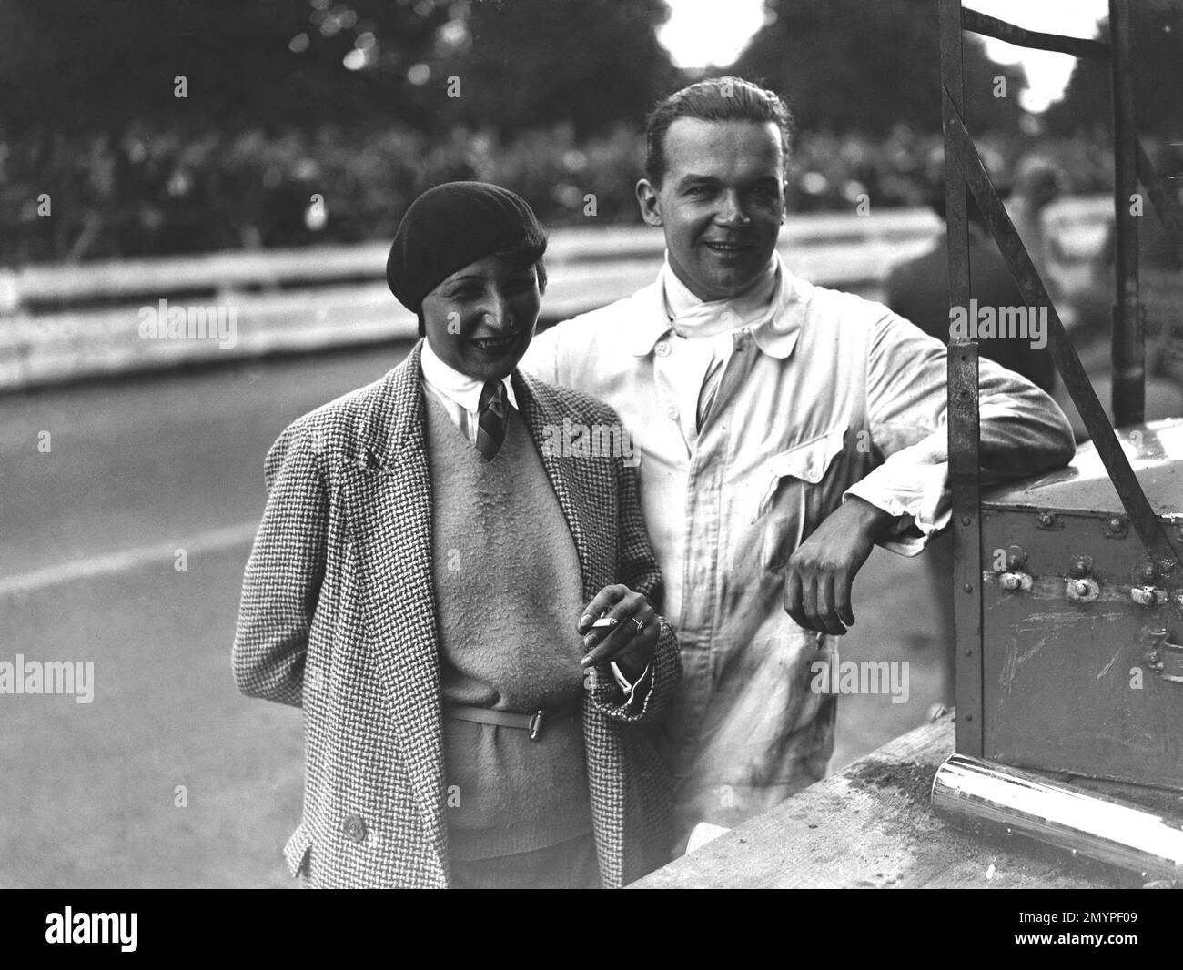 German racing driver Rudolf Caracciola, and his wife Charlotte ...