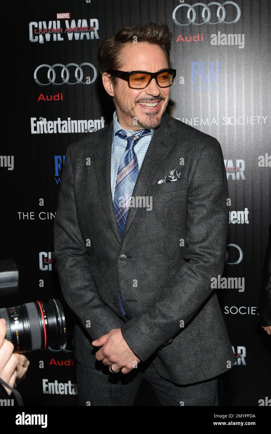 Actor Robert Downey Jr. attends a special screening of "Captain America ...