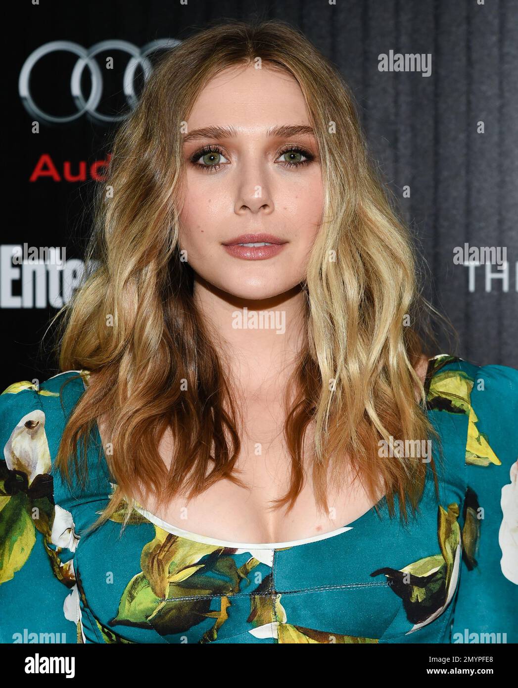 Actress Elizabeth Olsen attends a special screening of "Captain America ...