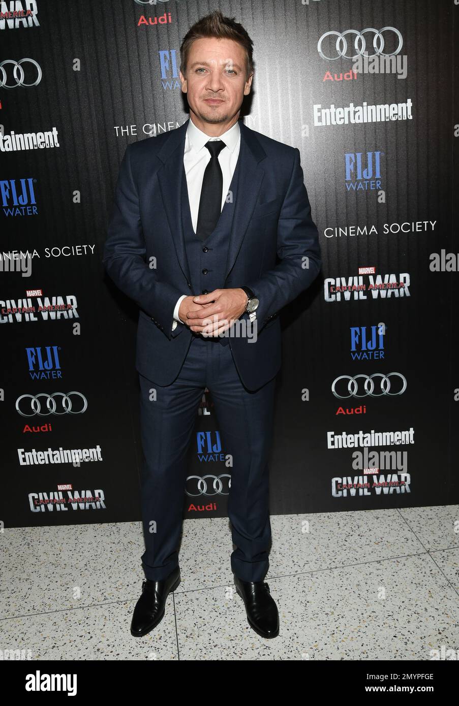 Actor Jeremy Renner attends a special screening of "Captain America ...