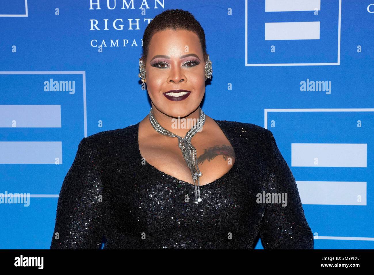 Chanel J. Lopez attends the Human Rights Campaign Greater New York ...