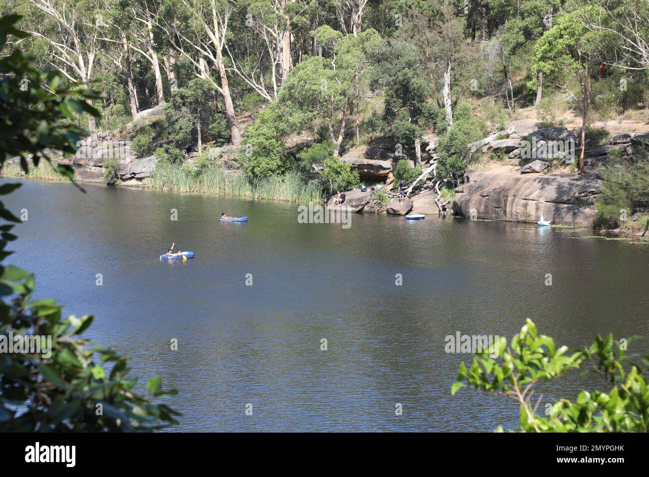 View of Lake Parramatta from the Arrunga Bardo Walk part of the Lake ...