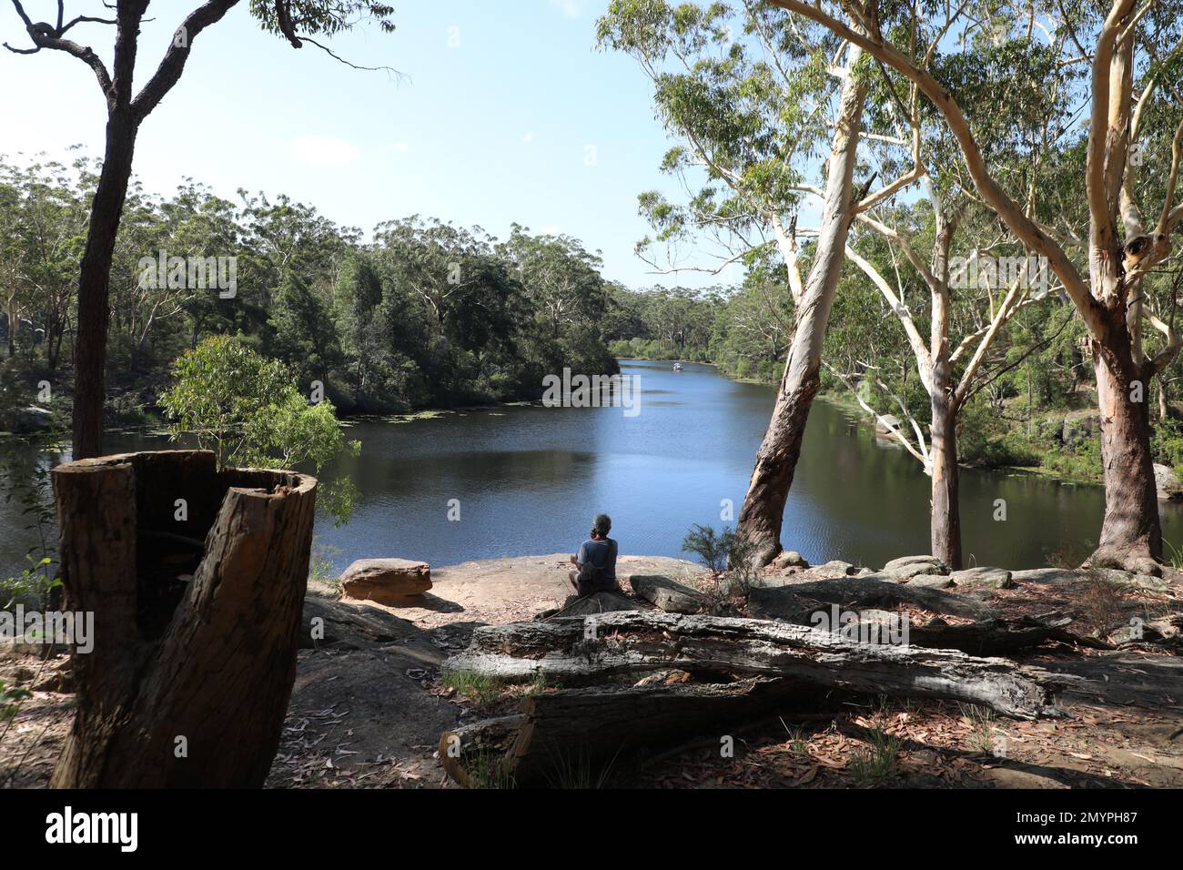 View of Lake Parramatta from the Arrunga Bardo Walk part of the Lake ...