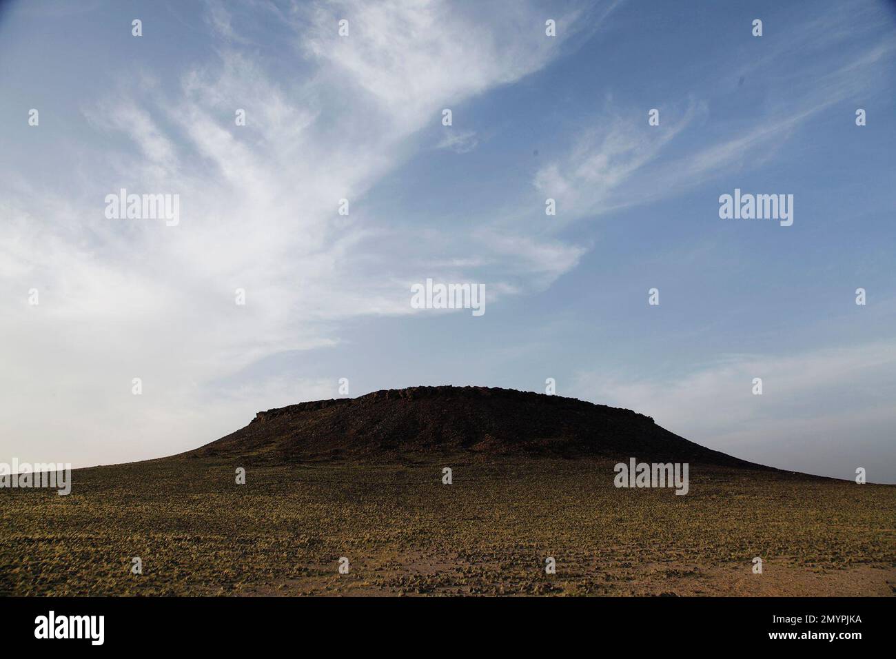In this April 23, 2016 photo, clouds perch above one of the 30 black ...