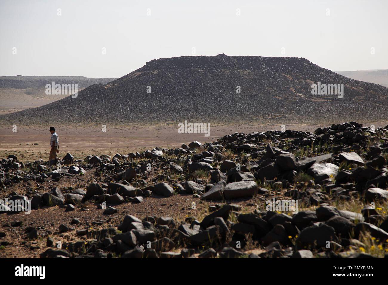 In this April 24, 2016 photo, archaeologist Yorke Rowan walks past one ...