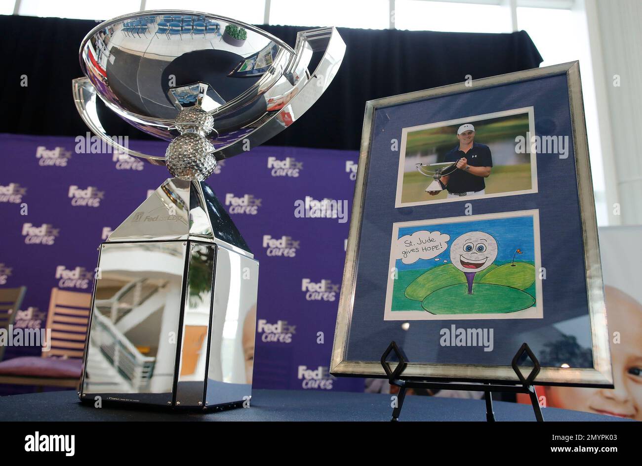 IMAGE DISTRIBUTED FOR FEDEX - Jordan Spieth participates in a special ...