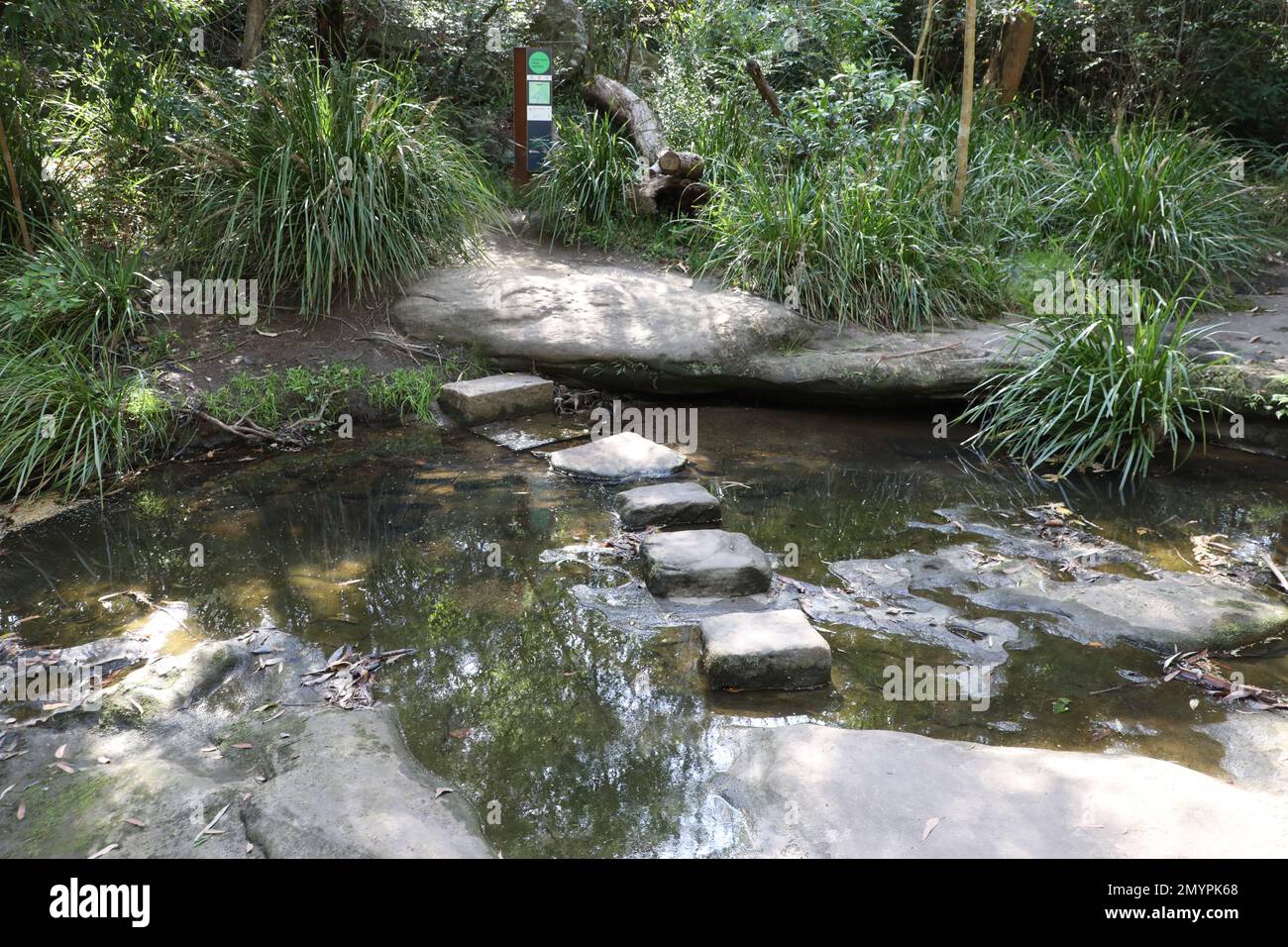 Upper Hunts Creek Crossing at Lake Parramatta Reserve Stock Photo - Alamy