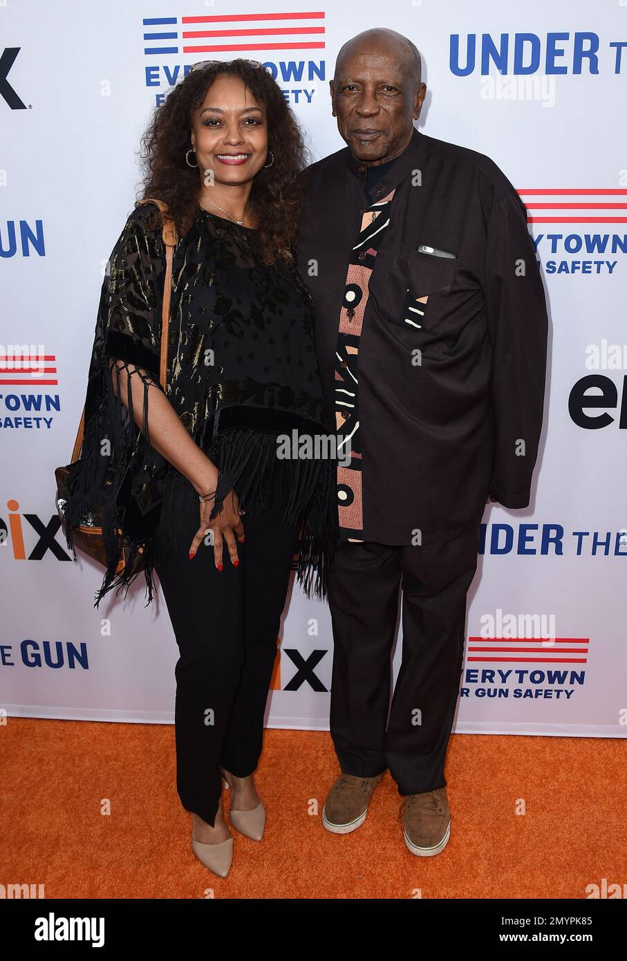 Shirley Neal and Louis Gossett Jr. attend the LA premiere of "Under The ...