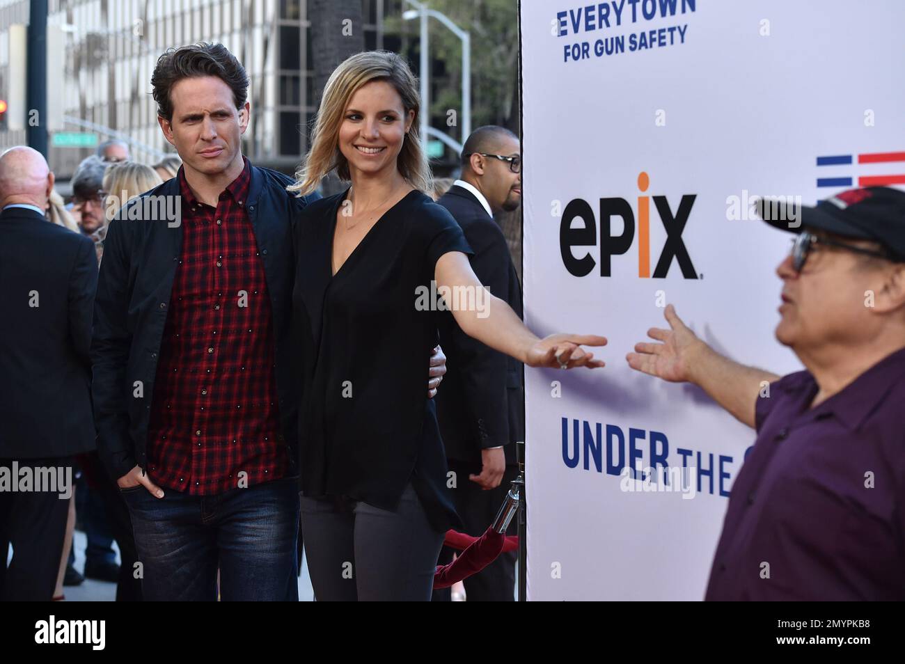 Glenn Howerton, Jill Latiano Howerton and Danny Devito attend the LA ...