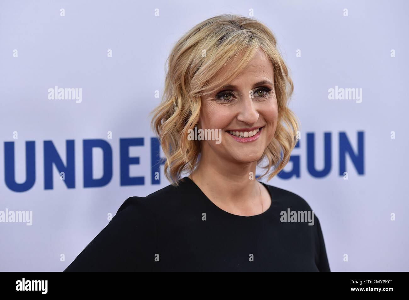 Stephanie Soechtig attends the LA premiere of "Under The Gun" at Samuel ...