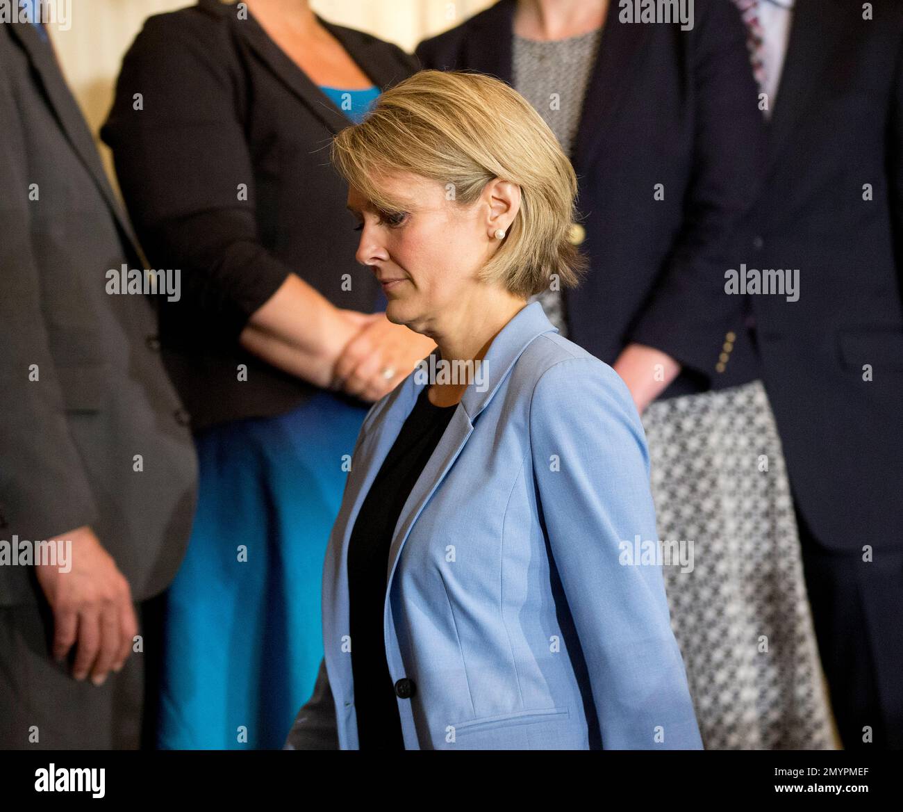 Cathy Whitehead, Tennessee Teacher of the Year, takes the stage with ...