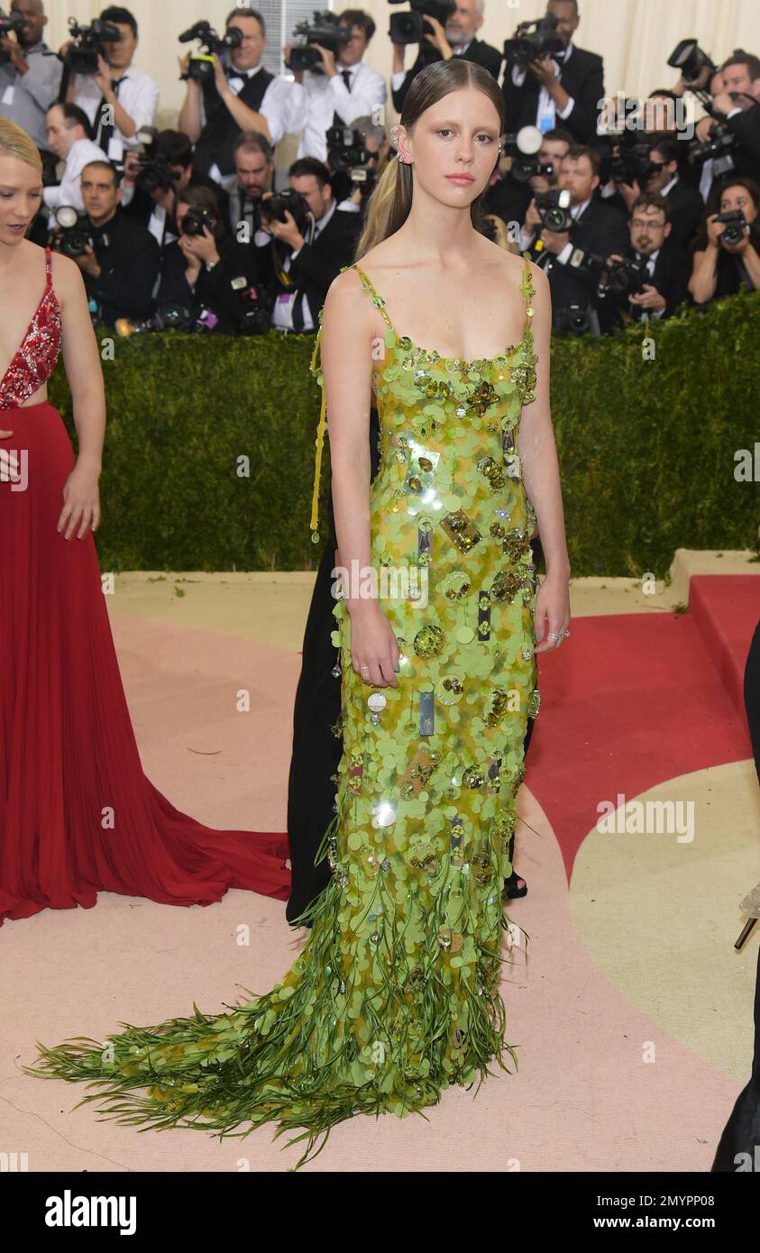 Mia Goth Arrives At The Metropolitan Museum Of Art Costume Institute