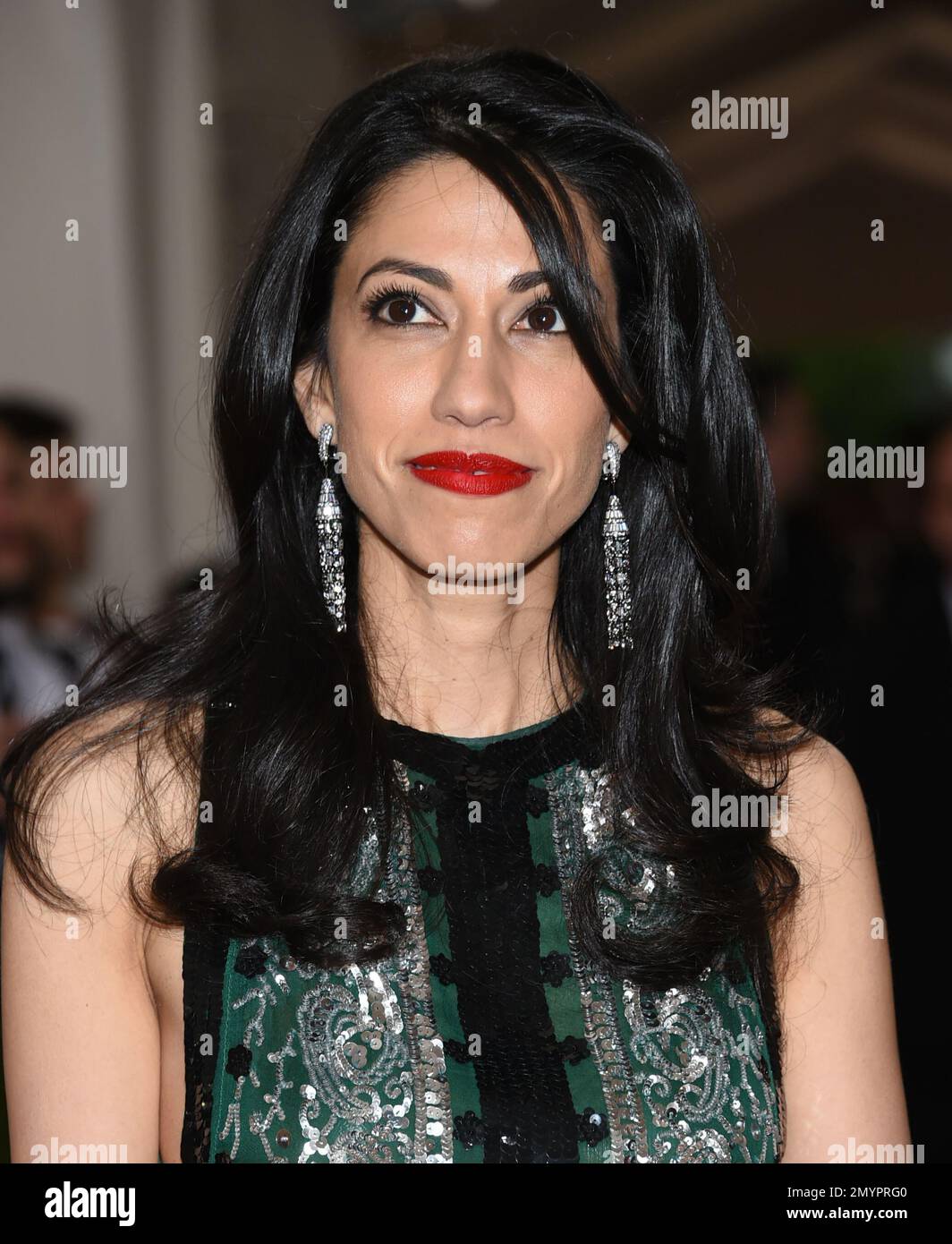 Huma Abedin arrives at The Metropolitan Museum of Art Costume Institute ...