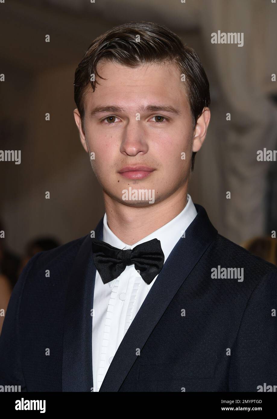 Ansel Elgort arrives at The Metropolitan Museum of Art Costume ...