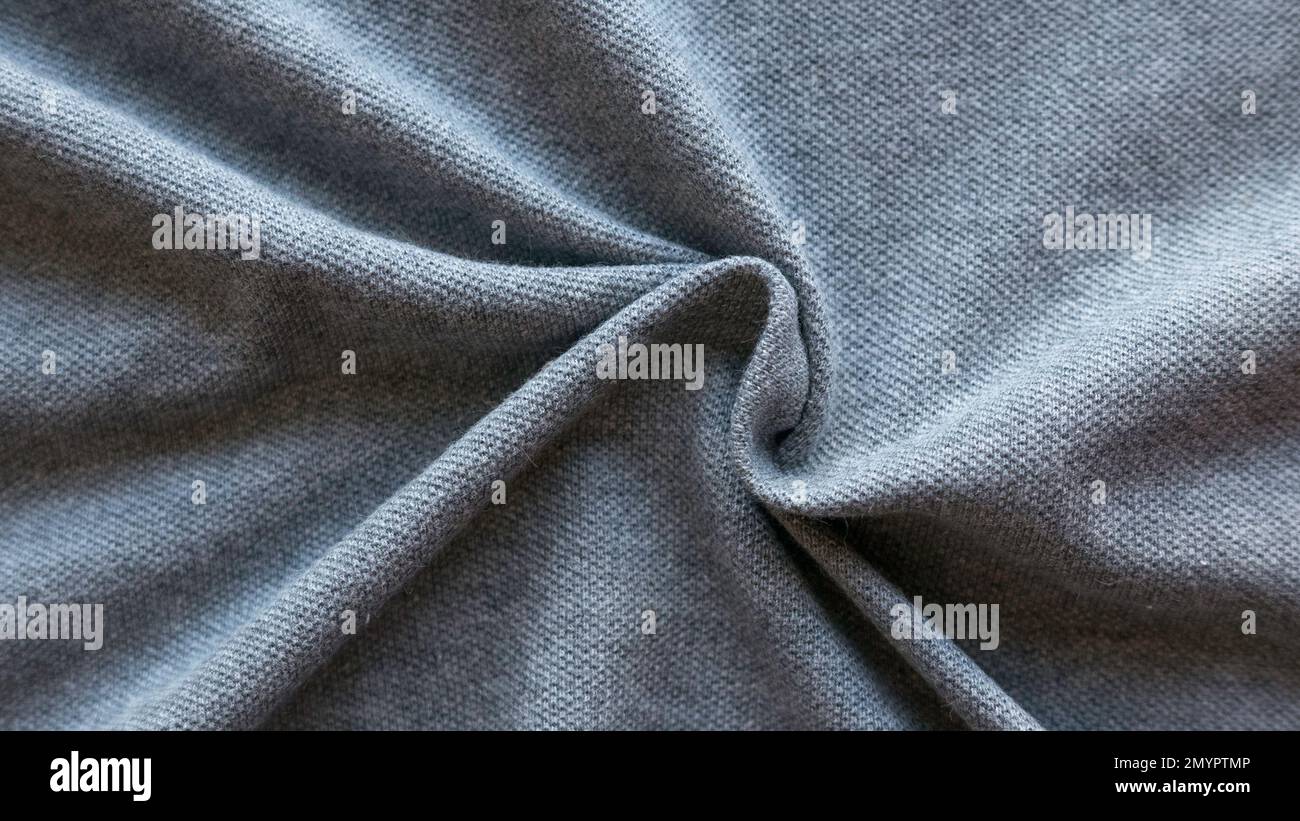 Grey fabric cloth with folds background and texture Stock Photo - Alamy