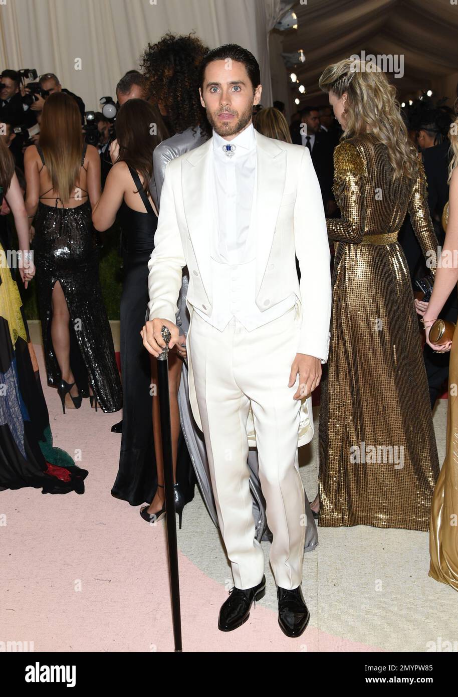 Jared Leto arrives at The Metropolitan Museum of Art Costume Institute ...