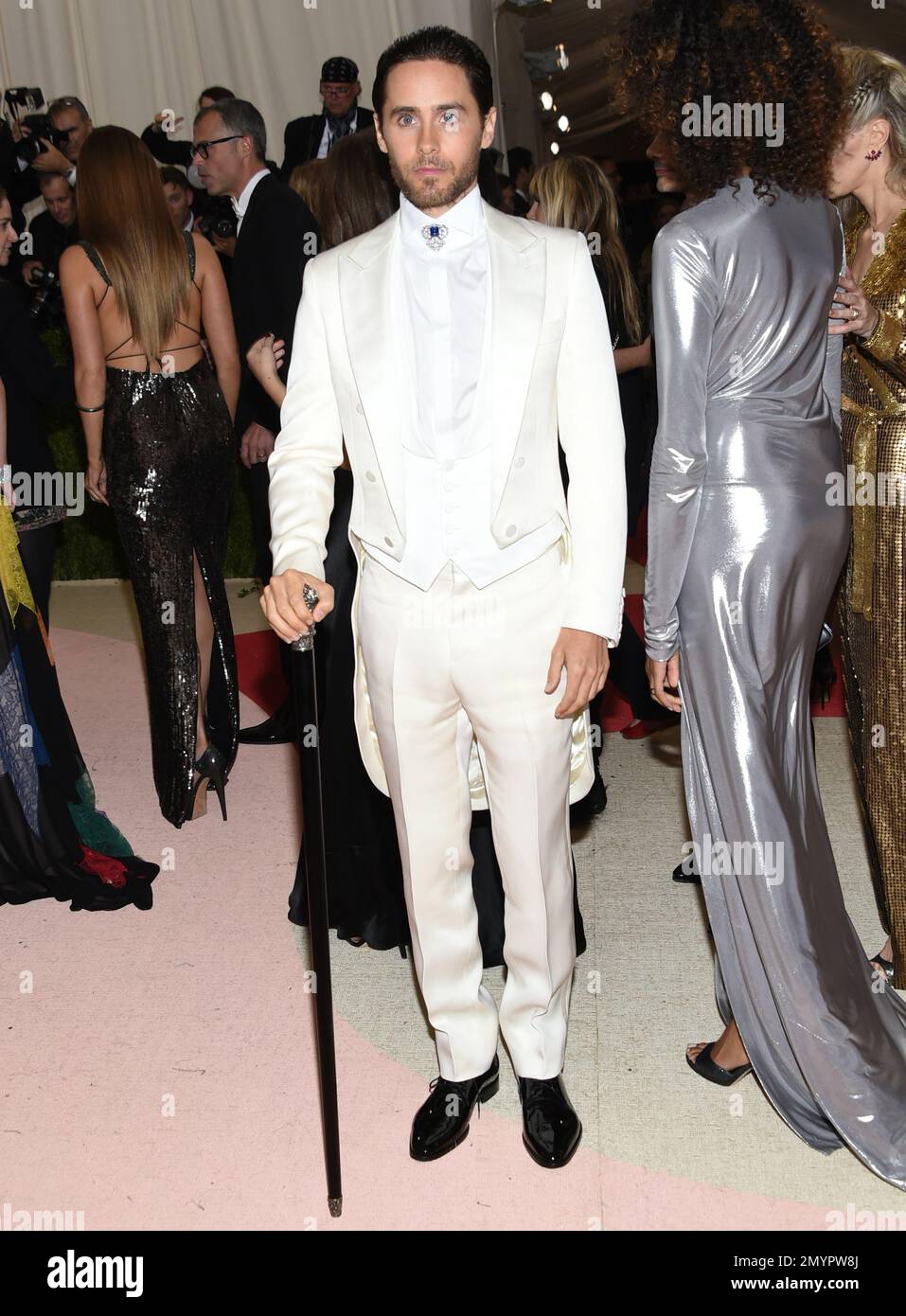 Jared Leto arrives at The Metropolitan Museum of Art Costume Institute ...