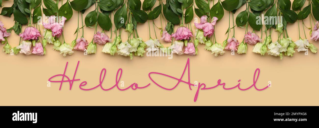 Hello April Facebook Cover