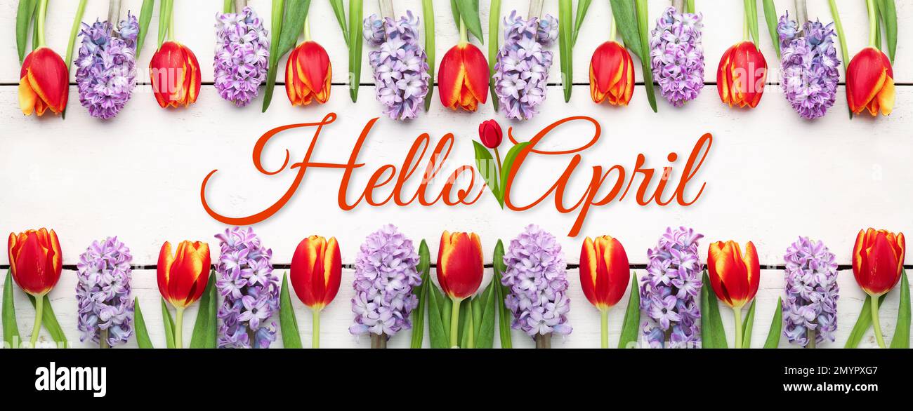 Hello April Facebook Cover