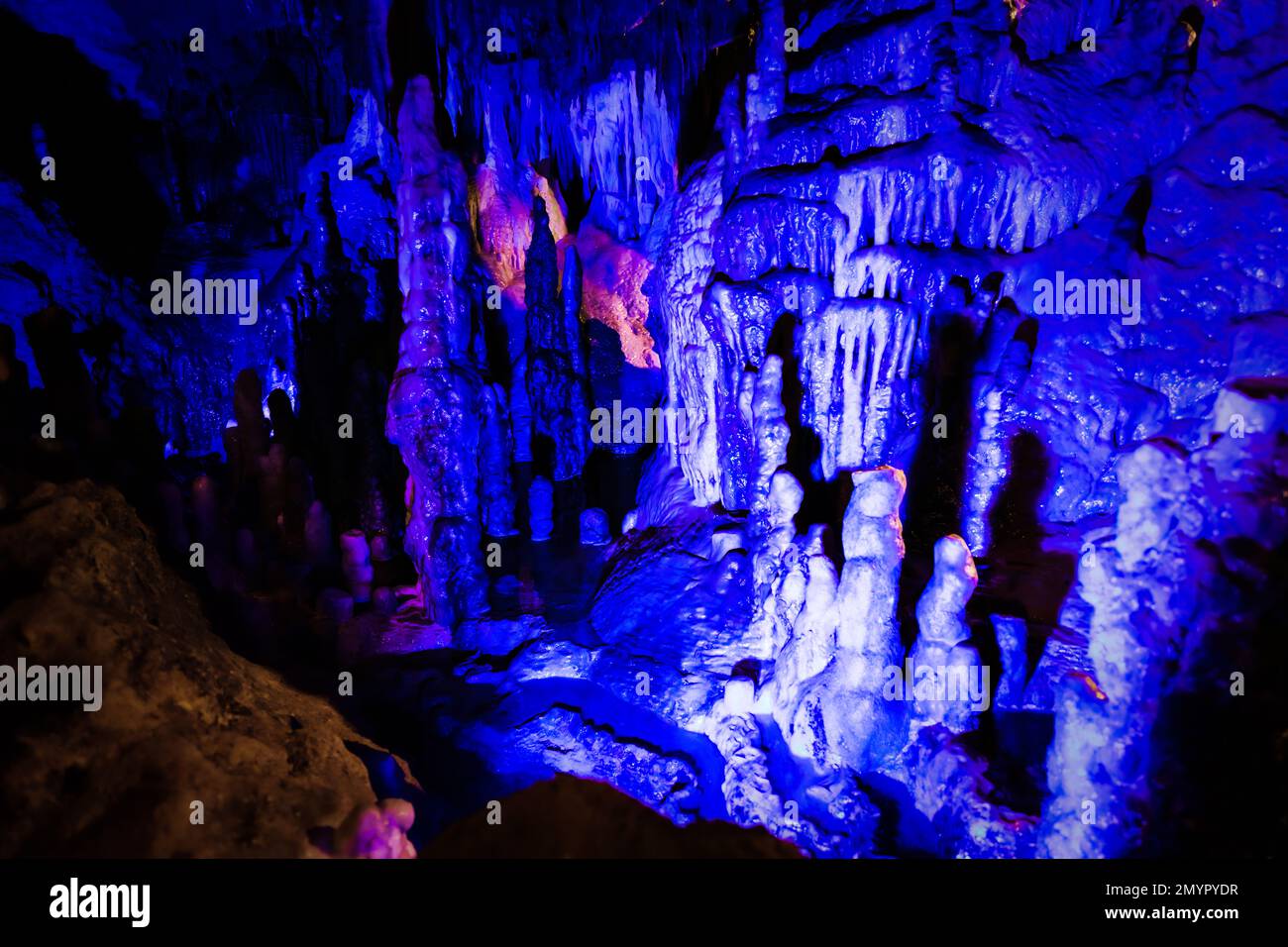 The underground adventure of a Florida Caverns Stock Photo - Alamy