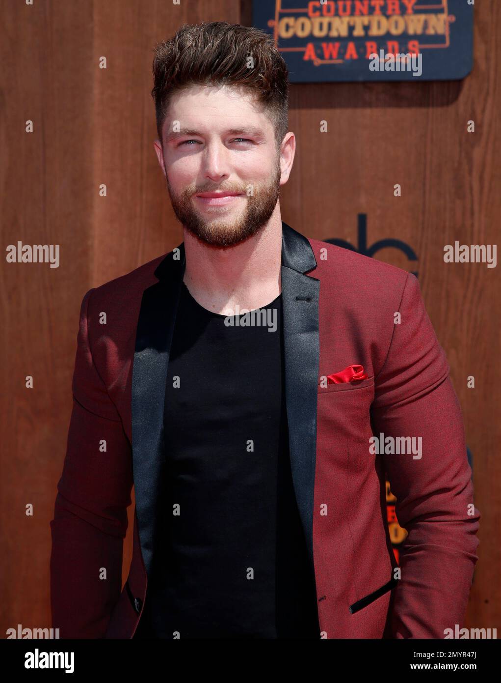 Chris Lane arrives at the American Country Countdown Awards at the ...