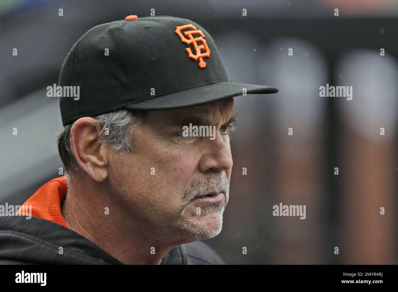 San Francisco Giants manager Bruce Bochy before the baseball game at ...