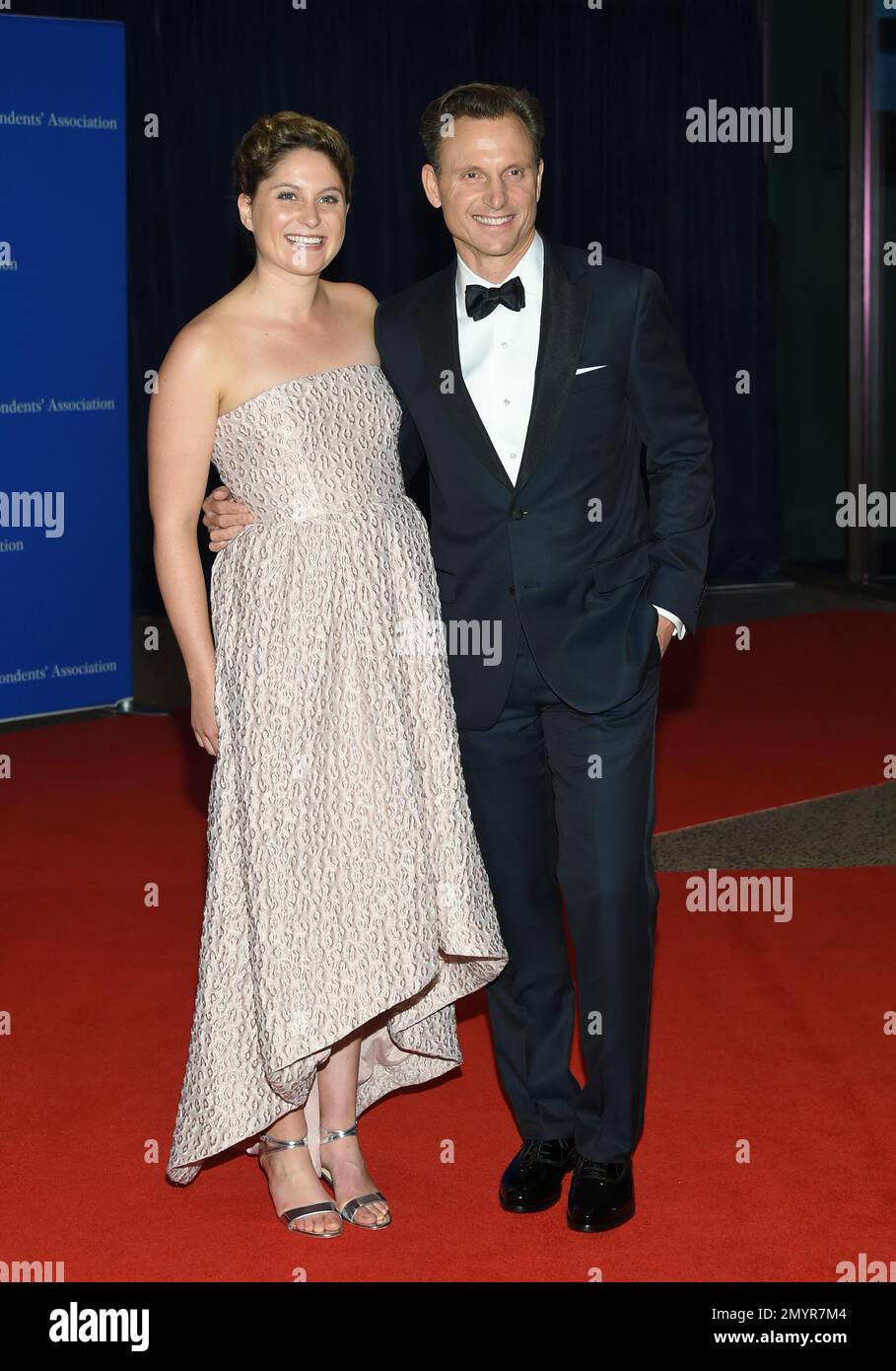 Tony Goldwyn and daughter Tess Goldwyn attend the White House ...