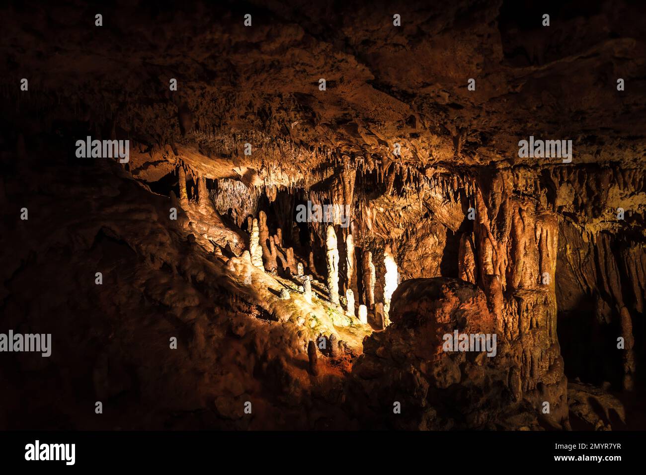 The underground adventure of a Florida Caverns Stock Photo - Alamy