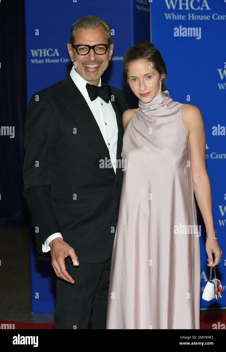 CORRECTS SPELLING TO GOLDBLUM NOT GOLDBLOOM Jeff Goldblum, left, and ...