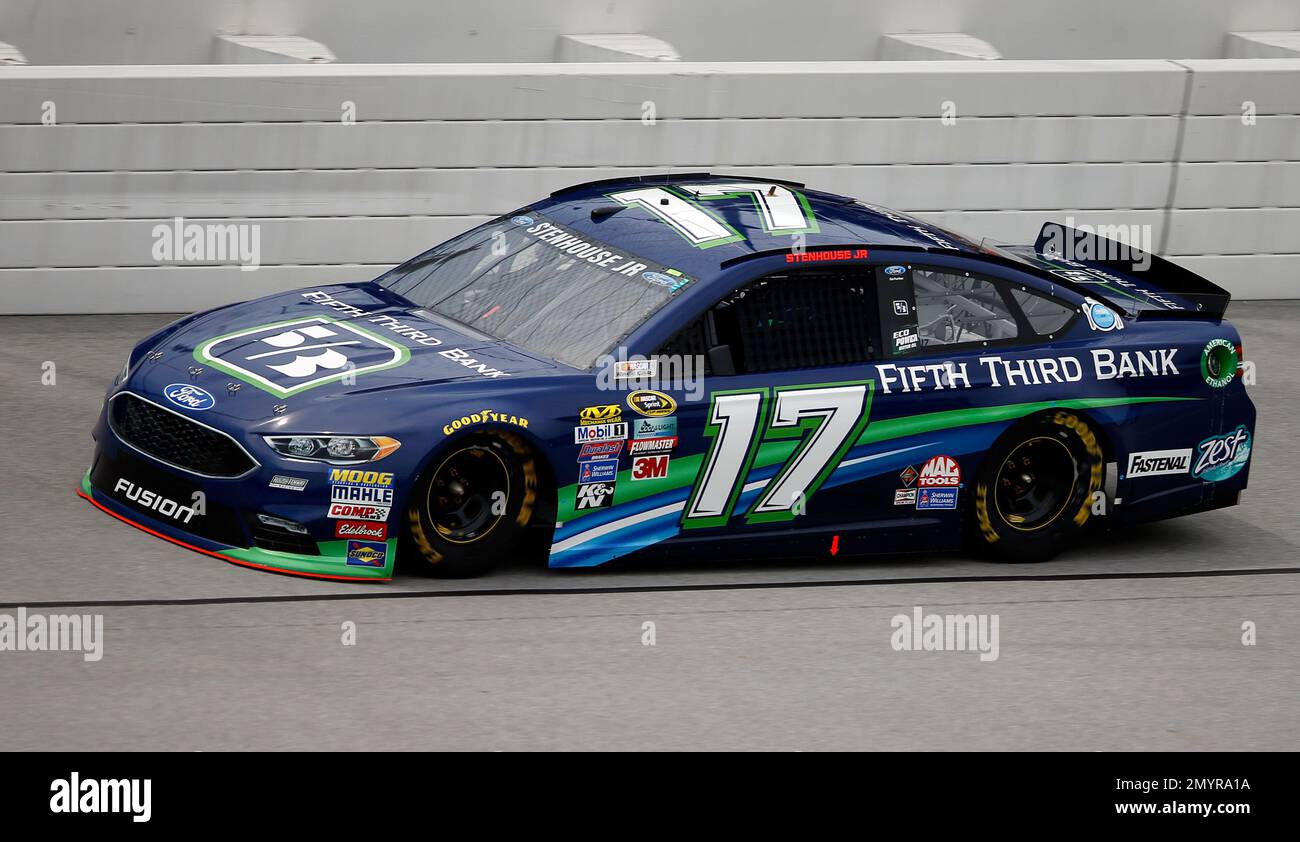 NASCAR driver Ricky Stenhouse Jr. (17) during the qualifying for Sunday ...