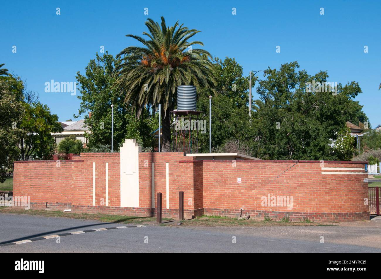 Art Deco amenities block at Princes Park in Maryborough in the ...