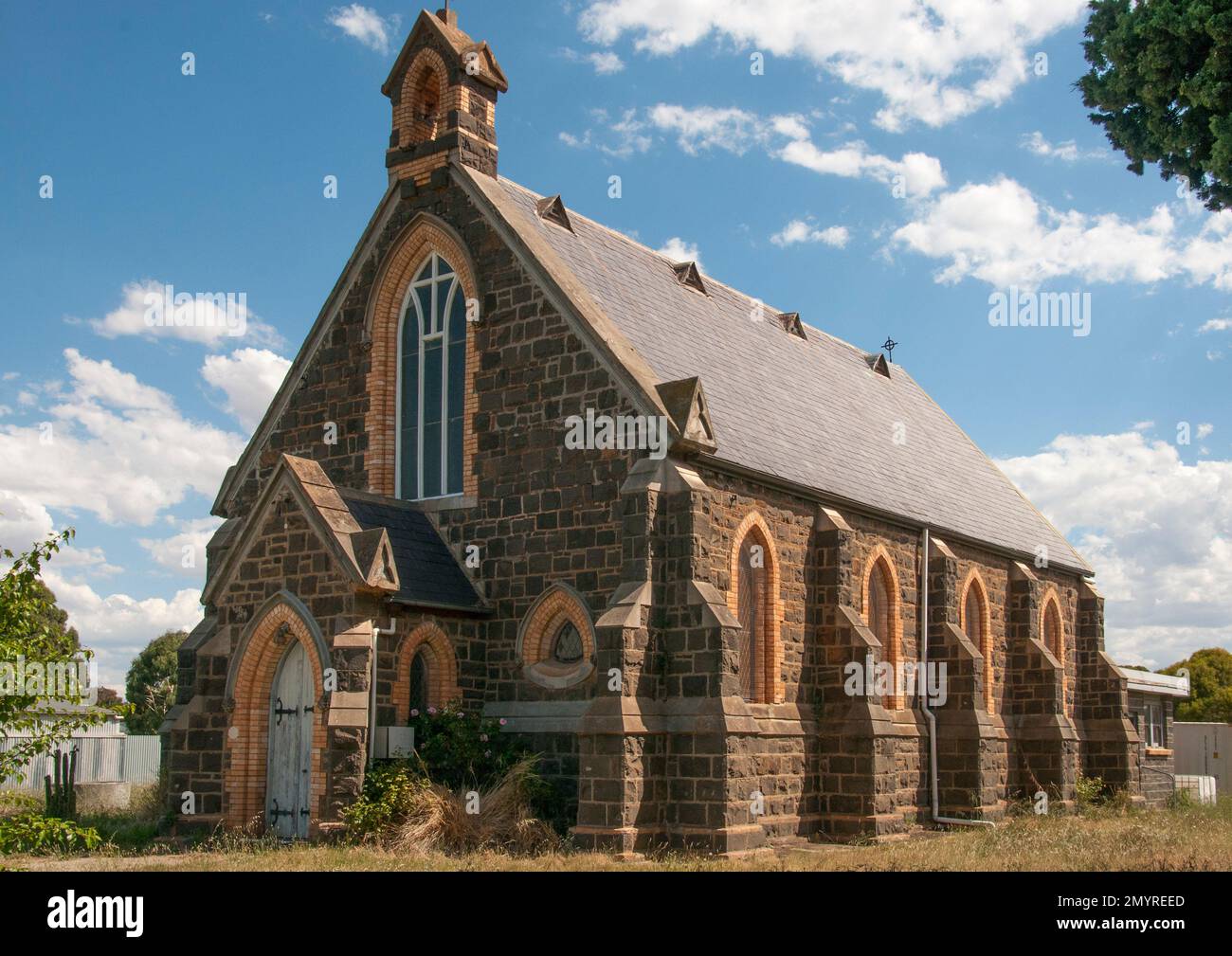 St Pauls Anglican Church (1866) at Carisbrook in the Central Goldfields ...